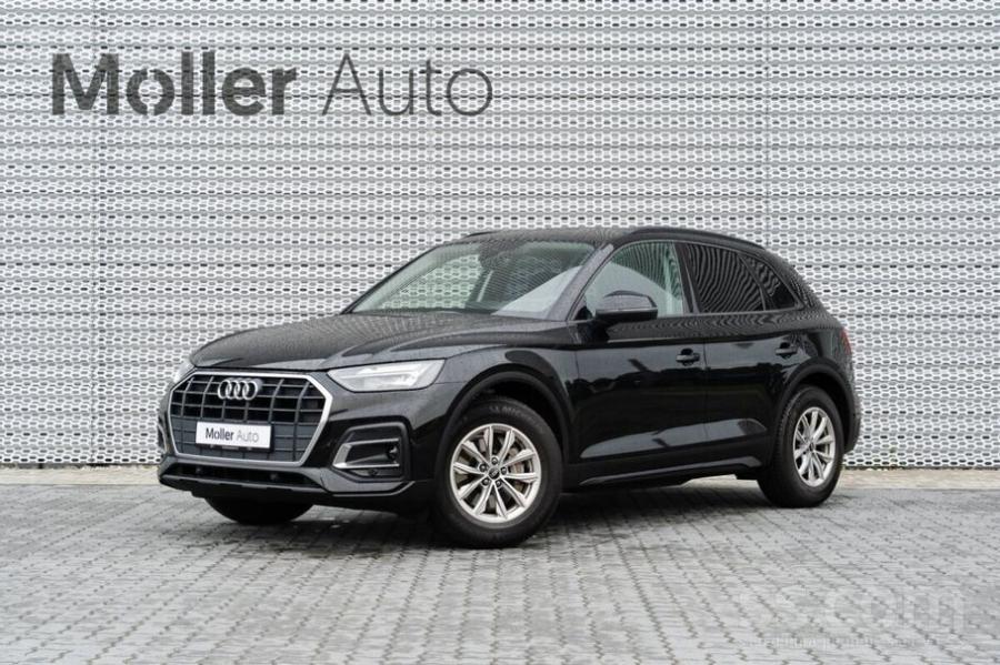 Black Audi Q5 2024 in Riga, with an engine capacity of 2.00 L and mileage of 36 thousand km for 36000 €, photo 1 on AUTOMOTO.COM.LV