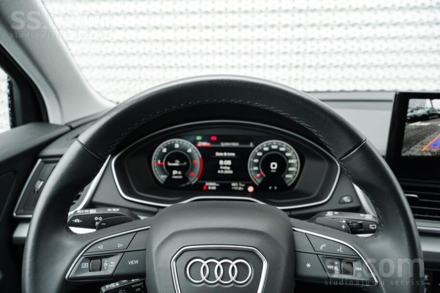 Black Audi Q5 2024 in Riga, with an engine capacity of 2.00 L and mileage of 36 thousand km for 36000 €, photo 12 on AUTOMOTO.COM.LV