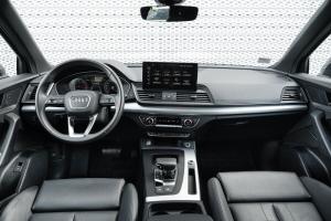 Black Audi Q5 2024 in Marupe, with an engine capacity of 2.00 L and mileage of 42 thousand km for 33900 €, photo 7 on AUTOMOTO.COM.LV
