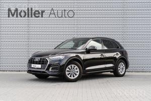 Black Audi Q5 2024 in Riga, with an engine capacity of 2.00 L and mileage of 42 thousand km for 33900 €, photo  on AUTOMOTO.COM.LV
