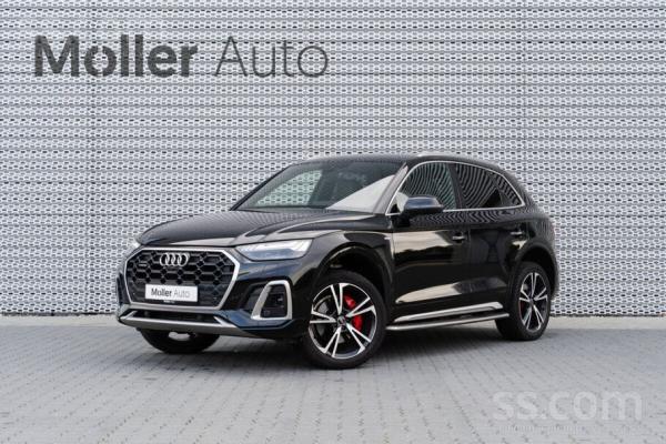 Melns Audi Q5 2024 Rīga, ar dzinēja tilpumu 2.00 L un nobraukumu 38 tūkst. km par 41750 €, foto 1 vietnē AUTOMOTO.COM.LV