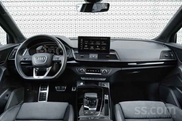 Melns Audi Q5 2024 Rīga, ar dzinēja tilpumu 2.00 L un nobraukumu 38 tūkst. km par 41750 €, foto 7 vietnē AUTOMOTO.COM.LV