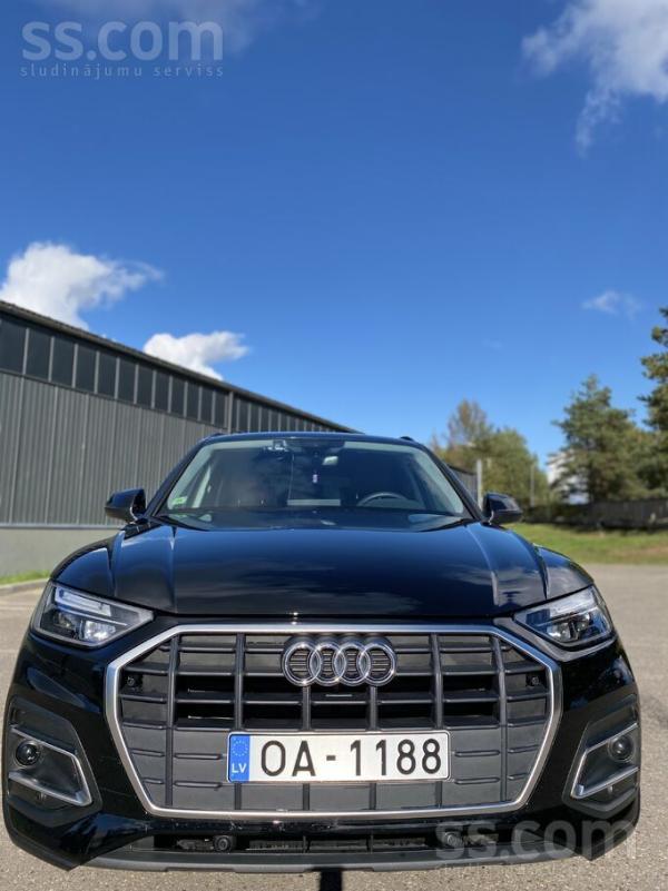 Black Audi Q5 2024 in Daugavpils, with an engine capacity of 2.00 L and mileage of 18 thousand km for 36900 €, photo 5 on AUTOMOTO.COM.LV