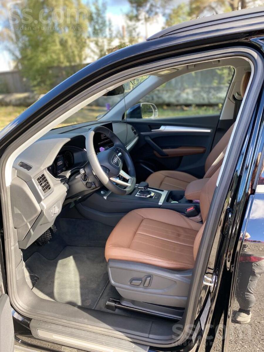Black Audi Q5 2024 in Daugavpils, with an engine capacity of 2.00 L and mileage of 18 thousand km for 36900 €, photo 9 on AUTOMOTO.COM.LV