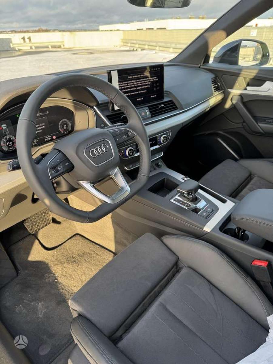 Black Audi Q5 2025 in Vilnius, with an engine capacity of 1.97 L and mileage of 40 thousand km for 42000 €, photo 15 on AUTOMOTO.COM.LV