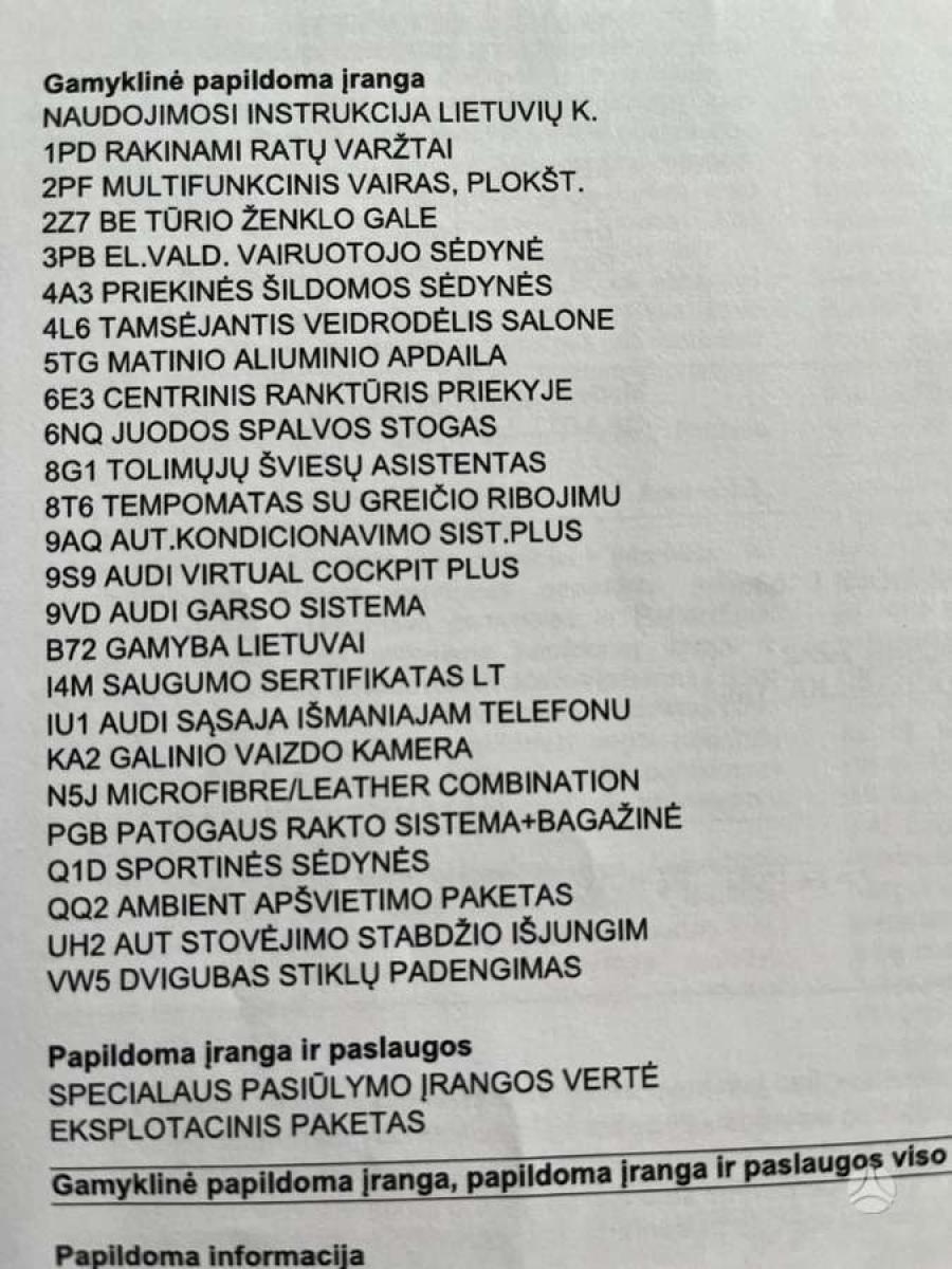 Black Audi Q5 2025 in Vilnius, with an engine capacity of 1.97 L and mileage of 40 thousand km for 42000 €, photo 18 on AUTOMOTO.COM.LV