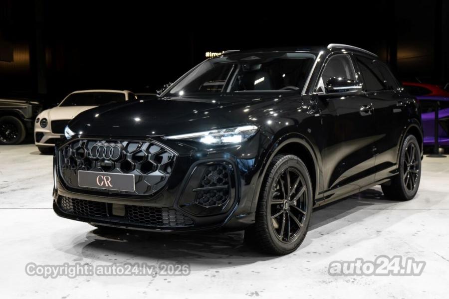Melns Audi Q5 2025 Rīga, ar dzinēja tilpumu 2.00 L un nobraukumu 7 tūkst. km par 60615 €, foto 1 vietnē AUTOMOTO.COM.LV