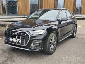 Black Audi Q5 2025 in Riga, with an engine capacity of 2.00 L and mileage of 4 thousand km for 47500 €, photo  on AUTOMOTO.COM.LV