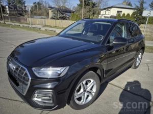 Melns Audi Q5 2025 Rīga, ar dzinēja tilpumu 2.00 L un nobraukumu 20 tūkst. km par 50700 €, foto  vietnē AUTOMOTO.COM.LV