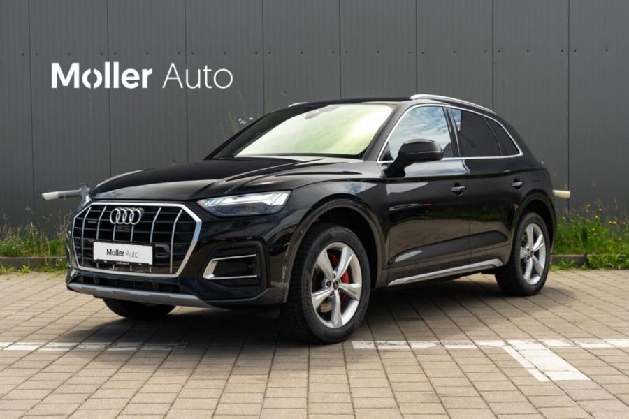 Melns Audi Q5 2025 Viļņa, ar dzinēja tilpumu 2.00 L un nobraukumu 9 tūkst. km par 48700 €, foto 1 vietnē AUTOMOTO.COM.LV