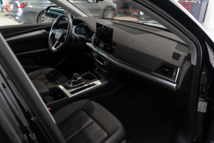 Black Audi Q5 2025 in Vilnius, with an engine capacity of 1.97 L and mileage of 41 thousand km for 36900 €, photo 20 on AUTOMOTO.COM.LV