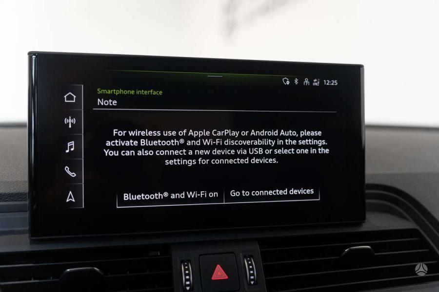 Black Audi Q5 2025 in Vilnius, with an engine capacity of 1.97 L and mileage of 41 thousand km for 36900 €, photo 25 on AUTOMOTO.COM.LV