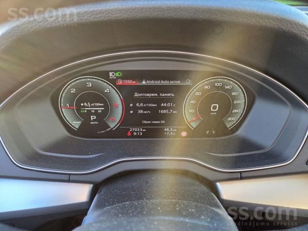 Black Audi Q5 2025 in Riga, with an engine capacity of 2.00 L and mileage of 27 thousand km for 47500 €, photo 9 on AUTOMOTO.COM.LV