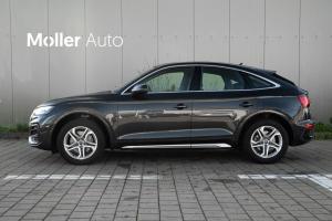 Black Audi Q5 2025 in Vilnius, with an engine capacity of 2.00 L and mileage of 45 thousand km for 34050 €, photo 4 on AUTOMOTO.COM.LV