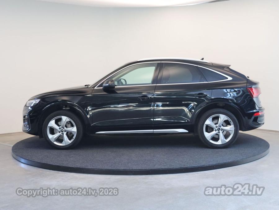 Black Audi Q5 2022 in Tallinn, with an engine capacity of 1.97 L and mileage of 49 thousand km for 38900 €, photo 4 on AUTOMOTO.COM.LV