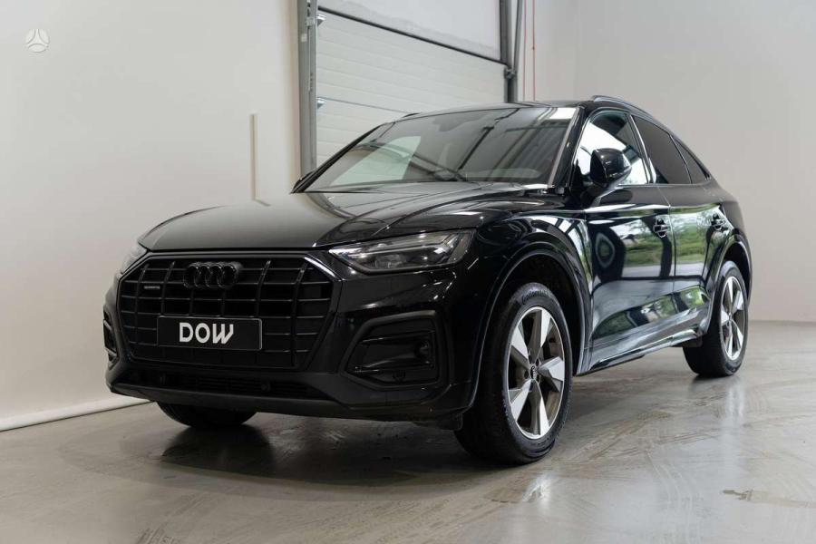 Black Audi Q5 2023 in Vilnius, with an engine capacity of 1.98 L and mileage of 74 thousand km for 36900 €, photo 3 on AUTOMOTO.COM.LV