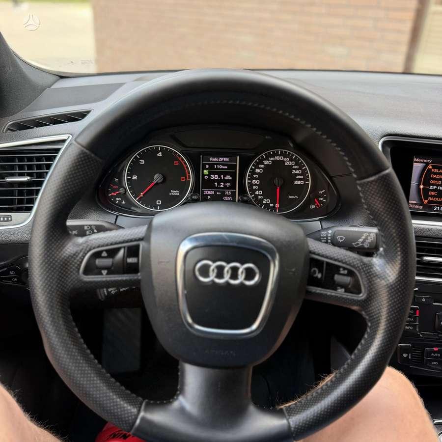 Black Audi Q5 2012 in Kaisiadorys, with an engine capacity of 1.97 L and mileage of 284 thousand km for 9500 €, photo 36 on AUTOMOTO.COM.LV