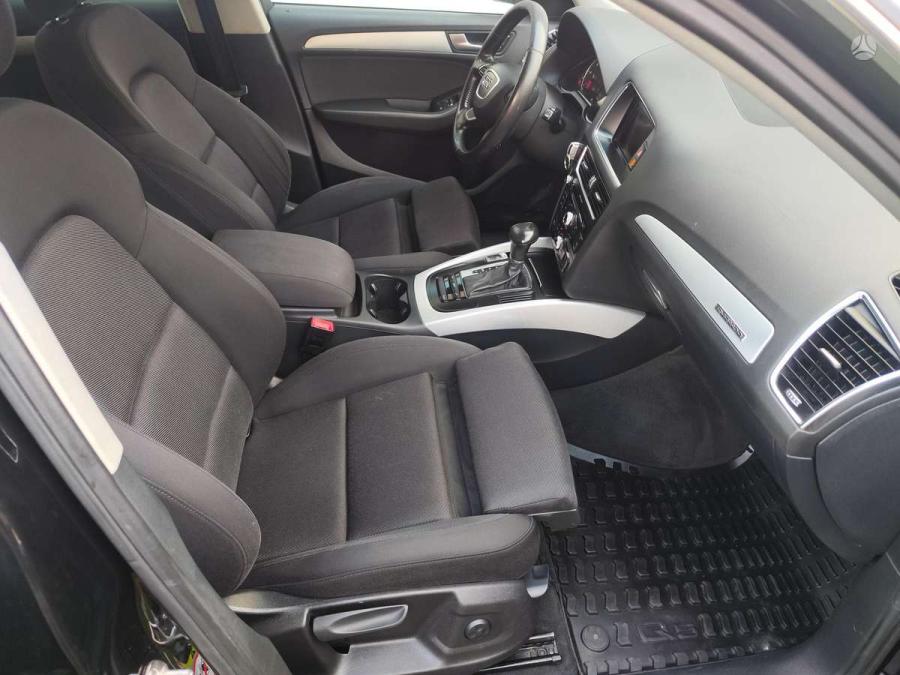 Black Audi Q5 2012 in Kedainiai, with an engine capacity of 2.00 L and mileage of 278 thousand km for 9900 €, photo 15 on AUTOMOTO.COM.LV