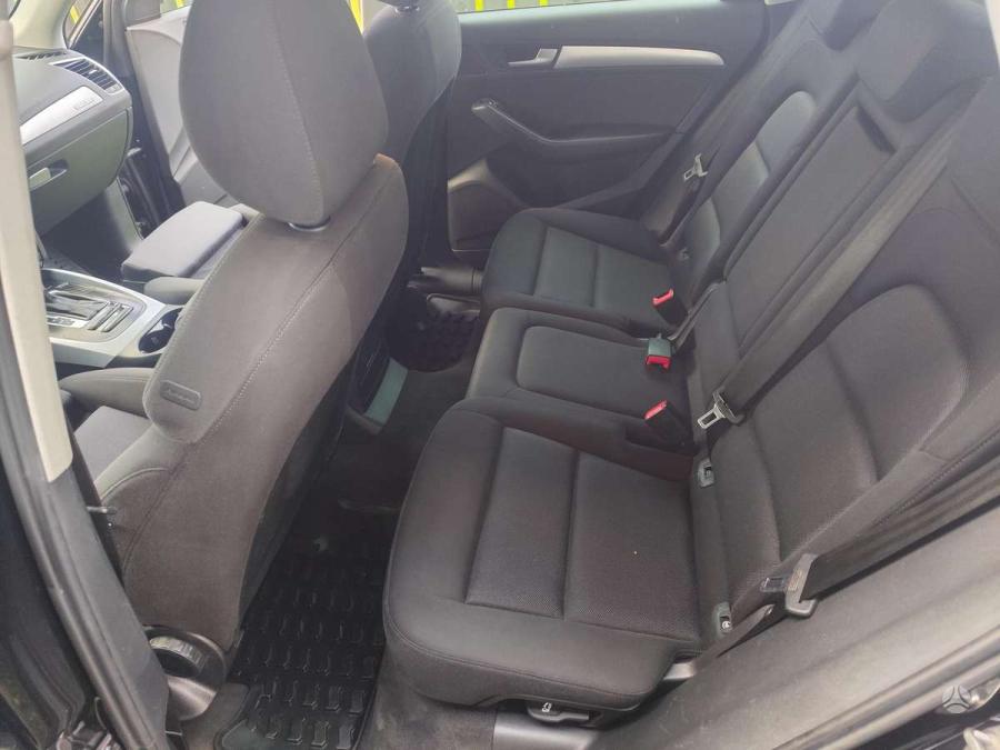 Black Audi Q5 2012 in Kedainiai, with an engine capacity of 2.00 L and mileage of 278 thousand km for 9900 €, photo 21 on AUTOMOTO.COM.LV