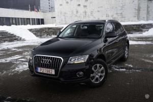 Black Audi Q5 2015 in Vilnius, with an engine capacity of 1.99 L and mileage of 216 thousand km for 12300 €, photo 2 on AUTOMOTO.COM.LV