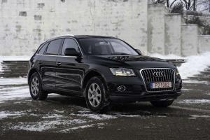 Black Audi Q5 2015 in Vilnius, with an engine capacity of 1.99 L and mileage of 216 thousand km for 12300 €, photo 5 on AUTOMOTO.COM.LV