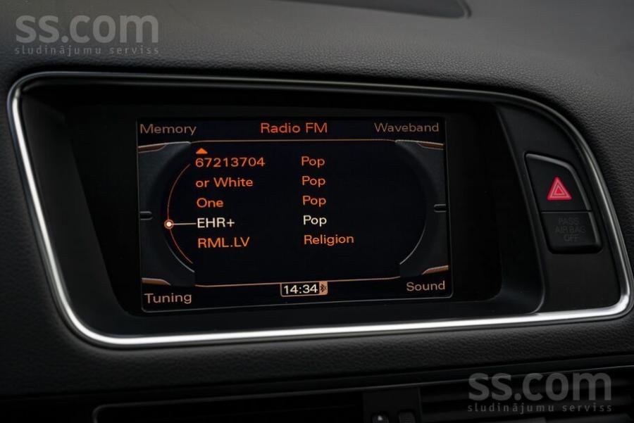 Black Audi Q5 2010 in Riga, with an engine capacity of 3.00 L and mileage of 185 thousand km for 13500 €, photo 26 on AUTOMOTO.COM.LV