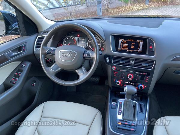 Black Audi Q5 2015 in Tartu, with an engine capacity of 2.00 L and mileage of 186 thousand km for 12400 €, photo 9 on AUTOMOTO.COM.LV