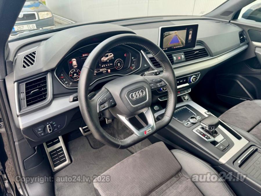 Black Audi Q5 2017 in Tartu, with an engine capacity of 2.00 L and mileage of 204 thousand km for 20900 €, photo 16 on AUTOMOTO.COM.LV