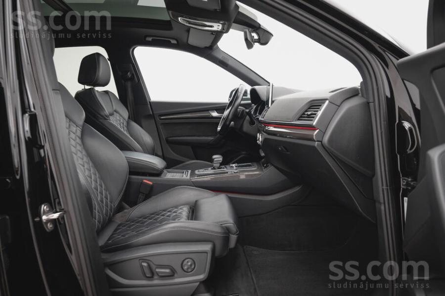 Black Audi Q5 2017 in Tallinn, with an engine capacity of 3.00 L and mileage of 194 thousand km for 23900 €, photo 12 on AUTOMOTO.COM.LV