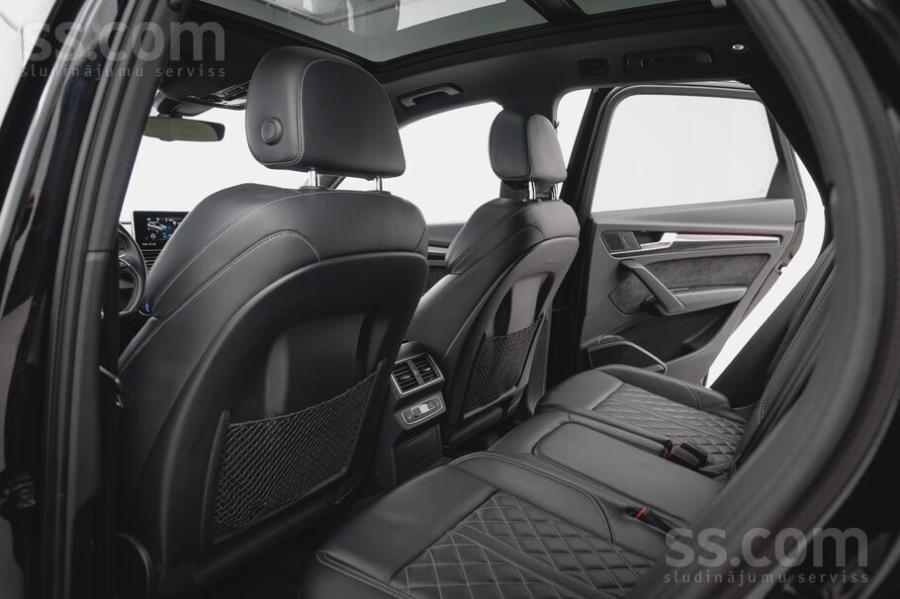 Black Audi Q5 2017 in Tallinn, with an engine capacity of 3.00 L and mileage of 194 thousand km for 23900 €, photo 15 on AUTOMOTO.COM.LV