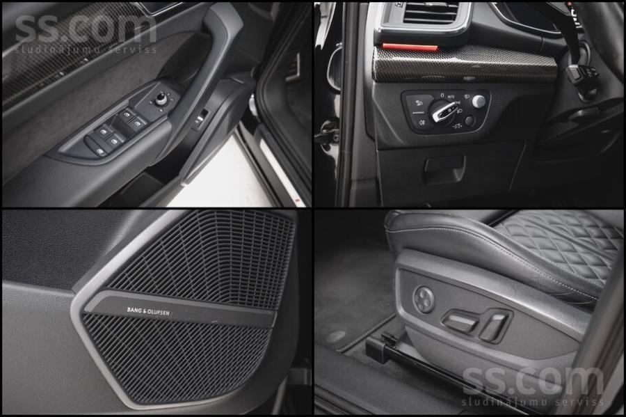 Black Audi Q5 2017 in Tallinn, with an engine capacity of 3.00 L and mileage of 194 thousand km for 23900 €, photo 18 on AUTOMOTO.COM.LV