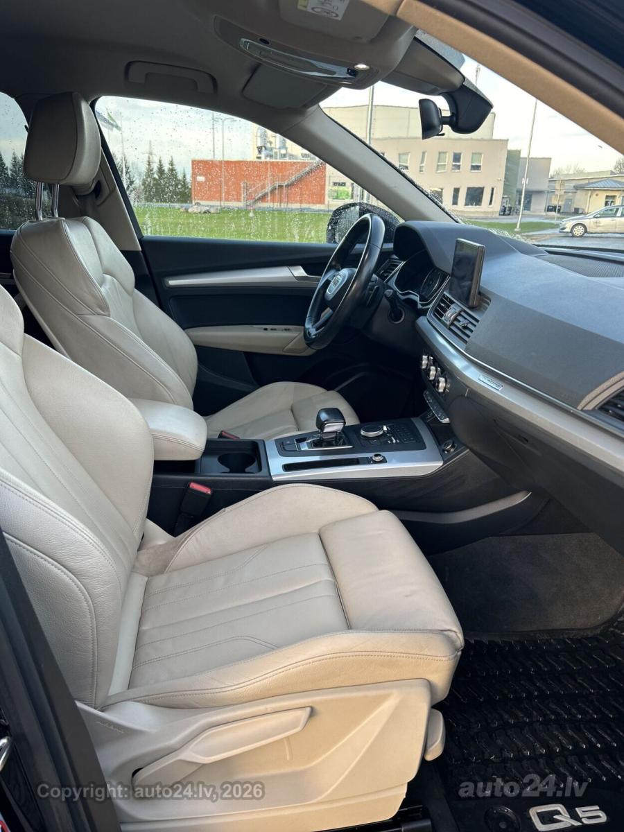 Black Audi Q5 2018 in Tallinn, with an engine capacity of 2.00 L and mileage of 307 thousand km for 19900 €, photo 8 on AUTOMOTO.COM.LV