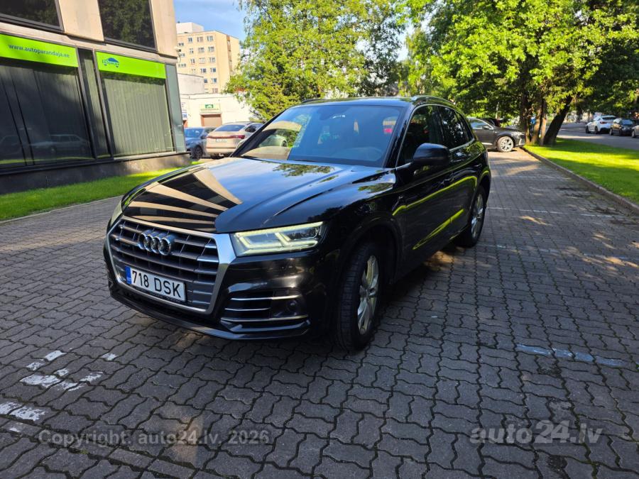 Black Audi Q5 2020 in Tallinn, with an engine capacity of 3.00 L and mileage of 107 thousand km for 27700 €, photo 3 on AUTOMOTO.COM.LV