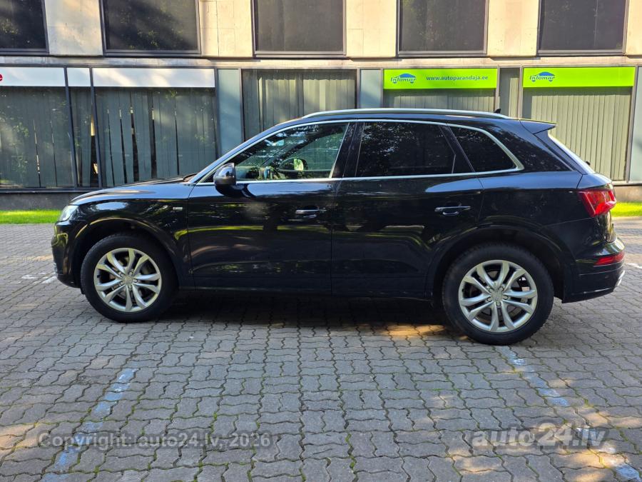 Black Audi Q5 2020 in Tallinn, with an engine capacity of 3.00 L and mileage of 107 thousand km for 27700 €, photo 5 on AUTOMOTO.COM.LV