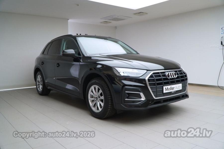Black Audi Q5 2024 in Tallinn, with an engine capacity of 2.00 L and mileage of 45 thousand km for 35900 €, photo 4 on AUTOMOTO.COM.LV