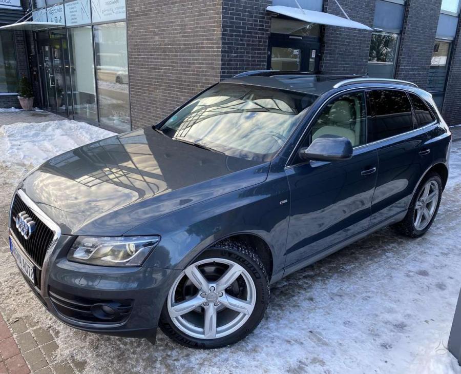 Blue Audi Q5 2008 in Marijampole, with an engine capacity of 2.97 L and mileage of 278 thousand km for 8950 €, photo 9 on AUTOMOTO.COM.LV
