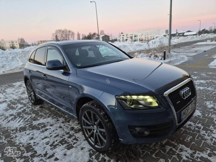 Blue Audi Q5 2009 in Vilnius, with an engine capacity of 2.00 L and mileage of 282 thousand km for 8600 €, photo 2 on AUTOMOTO.COM.LV