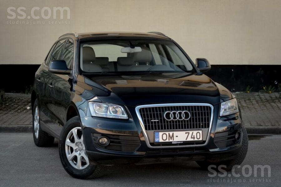 Blue Audi Q5 2009 in Talsi, with an engine capacity of 2.00 L and mileage of 340 thousand km for 9450 €, photo 1 on AUTOMOTO.COM.LV