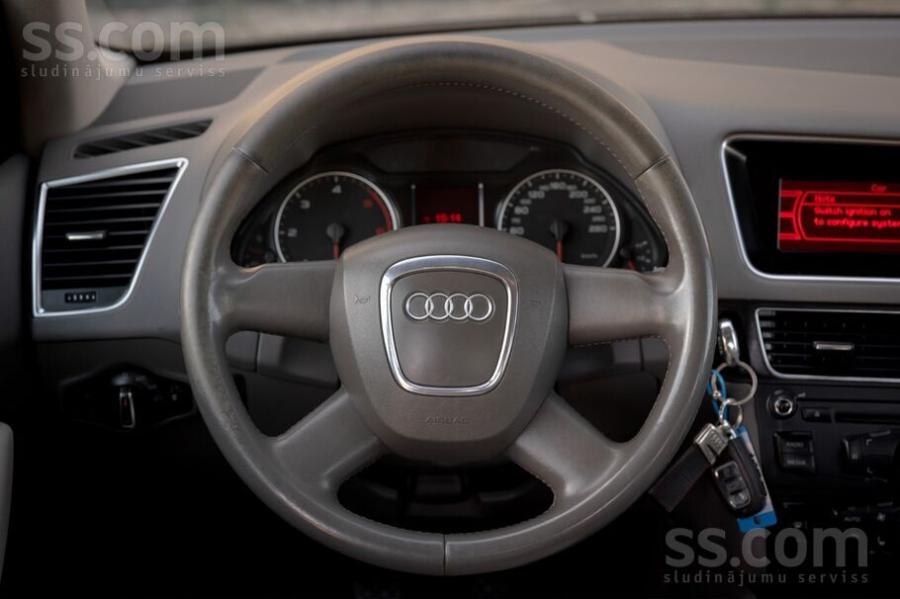 Blue Audi Q5 2009 in Talsi, with an engine capacity of 2.00 L and mileage of 340 thousand km for 9450 €, photo 17 on AUTOMOTO.COM.LV