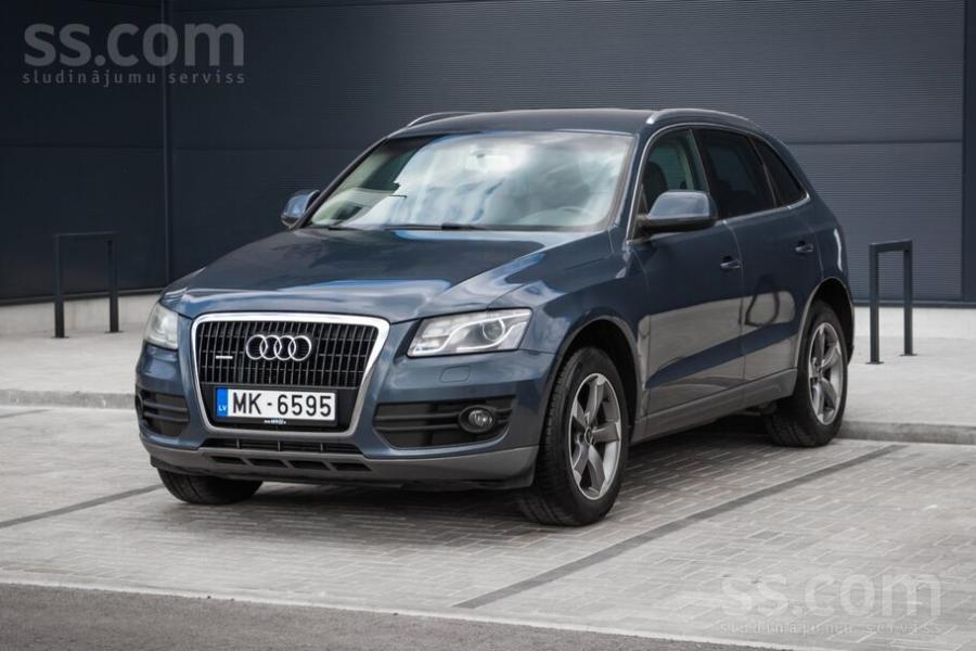 Blue Audi Q5 2009 in Riga, with an engine capacity of 3.00 L and mileage of 0 thousand km for 7990 €, photo 1 on AUTOMOTO.COM.LV