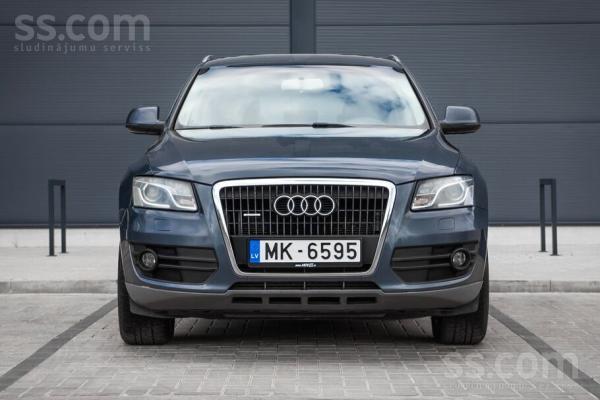 Blue Audi Q5 2009 in Riga, with an engine capacity of 3.00 L and mileage of 0 thousand km for 7990 €, photo 2 on AUTOMOTO.COM.LV