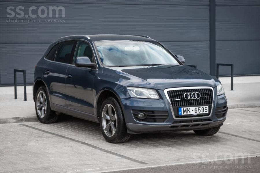 Blue Audi Q5 2009 in Riga, with an engine capacity of 3.00 L and mileage of 0 thousand km for 7990 €, photo 4 on AUTOMOTO.COM.LV