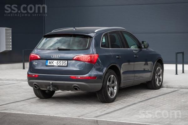 Blue Audi Q5 2009 in Riga, with an engine capacity of 3.00 L and mileage of 0 thousand km for 7990 €, photo 5 on AUTOMOTO.COM.LV