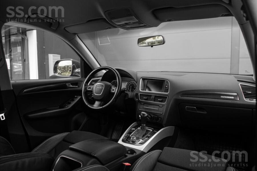 Blue Audi Q5 2009 in Riga, with an engine capacity of 3.00 L and mileage of 0 thousand km for 7990 €, photo 16 on AUTOMOTO.COM.LV