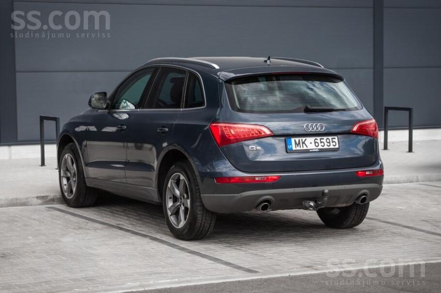 Blue Audi Q5 2009 in Riga, with an engine capacity of 3.00 L and mileage of 0 thousand km for 7990 €, photo 8 on AUTOMOTO.COM.LV