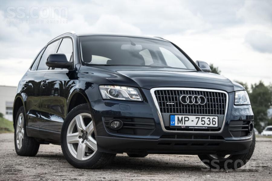 Zils Audi Q5 2009 Tukums, ar dzinēja tilpumu 2.00 L un nobraukumu 0 tūkst. km par 6999 €, foto 1 vietnē AUTOMOTO.COM.LV