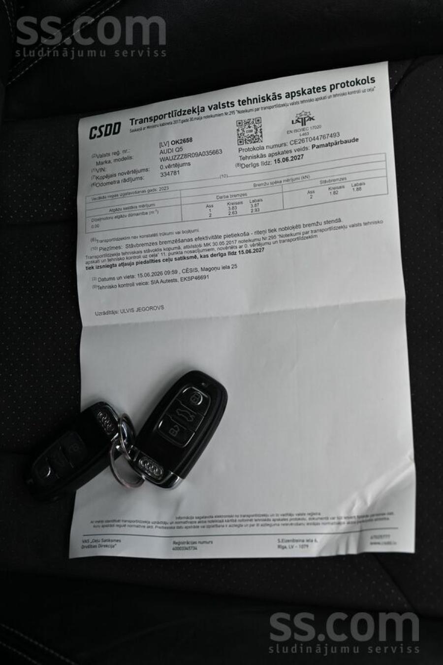 Zils Audi Q5 2009 Cēsis, ar dzinēja tilpumu 3.00 L un nobraukumu 335 tūkst. km par 7200 €, foto 10 vietnē AUTOMOTO.COM.LV