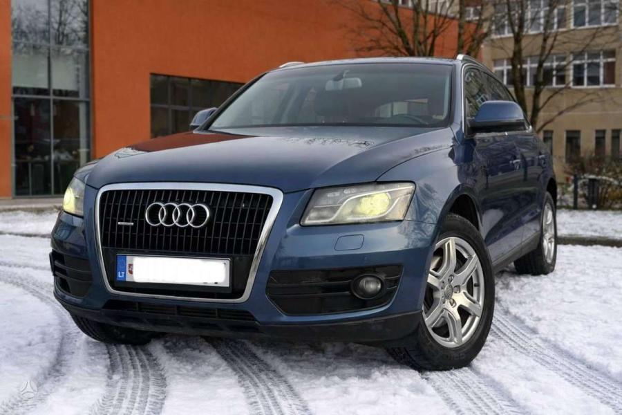 Zils Audi Q5 2010 Klaipėda, ar dzinēja tilpumu 2.97 L un nobraukumu 297 tūkst. km par 7980 €, foto 1 vietnē AUTOMOTO.COM.LV
