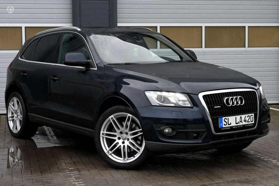 Blue Audi Q5 2011 in Kretinga, with an engine capacity of 2.97 L and mileage of 229 thousand km for 10850 €, photo 1 on AUTOMOTO.COM.LV