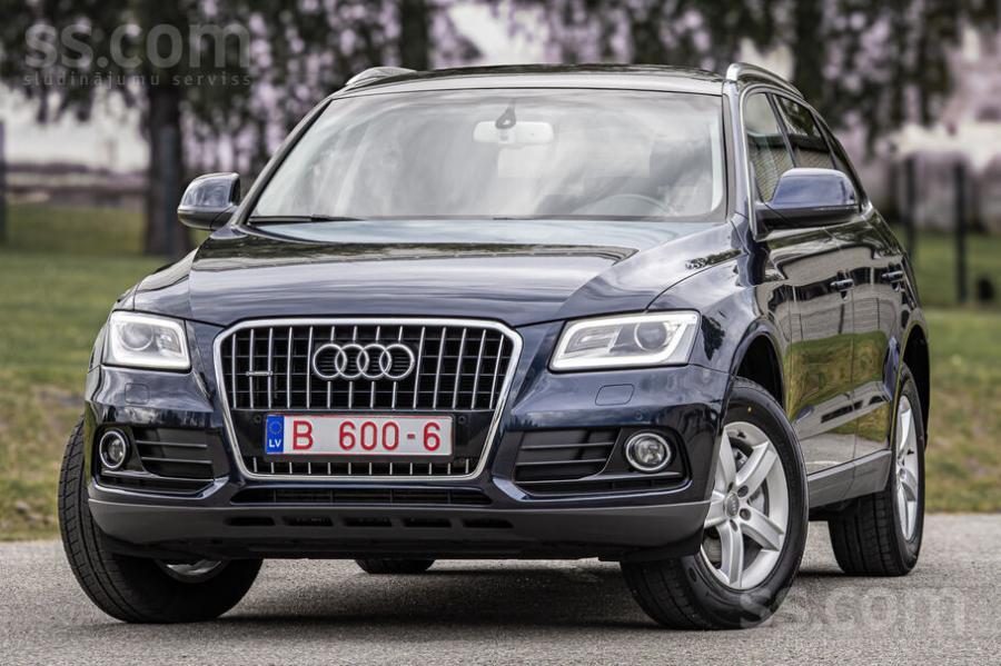 Blue Audi Q5 2013 in Tukums, with an engine capacity of 2.00 L and mileage of 185 thousand km for 13500 €, photo 1 on AUTOMOTO.COM.LV